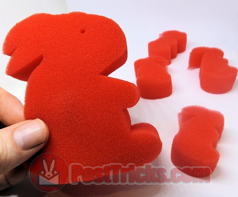 MULTIPLYING RABBITS 5 RED SPONGE BUNNIES – Post Tricks