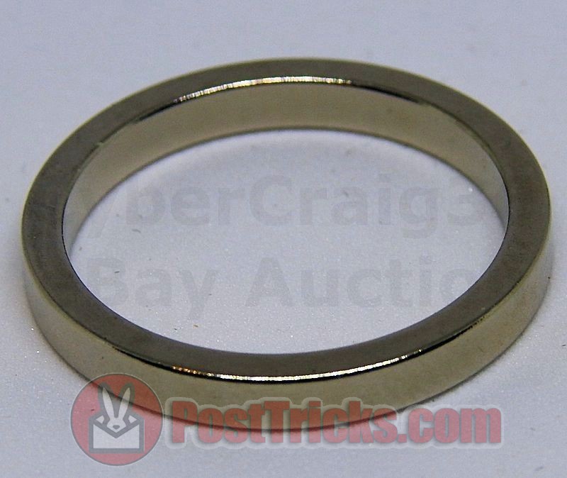 Blue Ther 1pc 20mm Magic Strong Magnetic Ring Finger PK Magician Trick ...