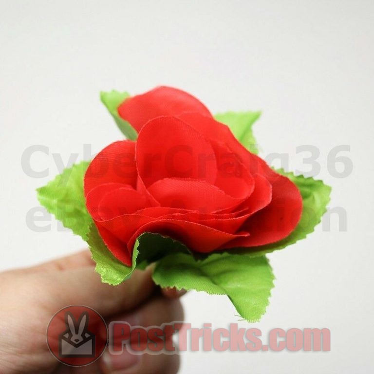 APPEARING RED ROSE -FOLDING FLOWER – Post Tricks